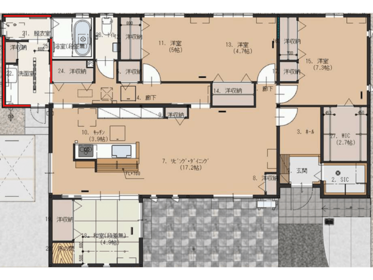パナソニックホームズ35坪(平屋)の総額は3,300万円｜実例紹介 - チューモンズー