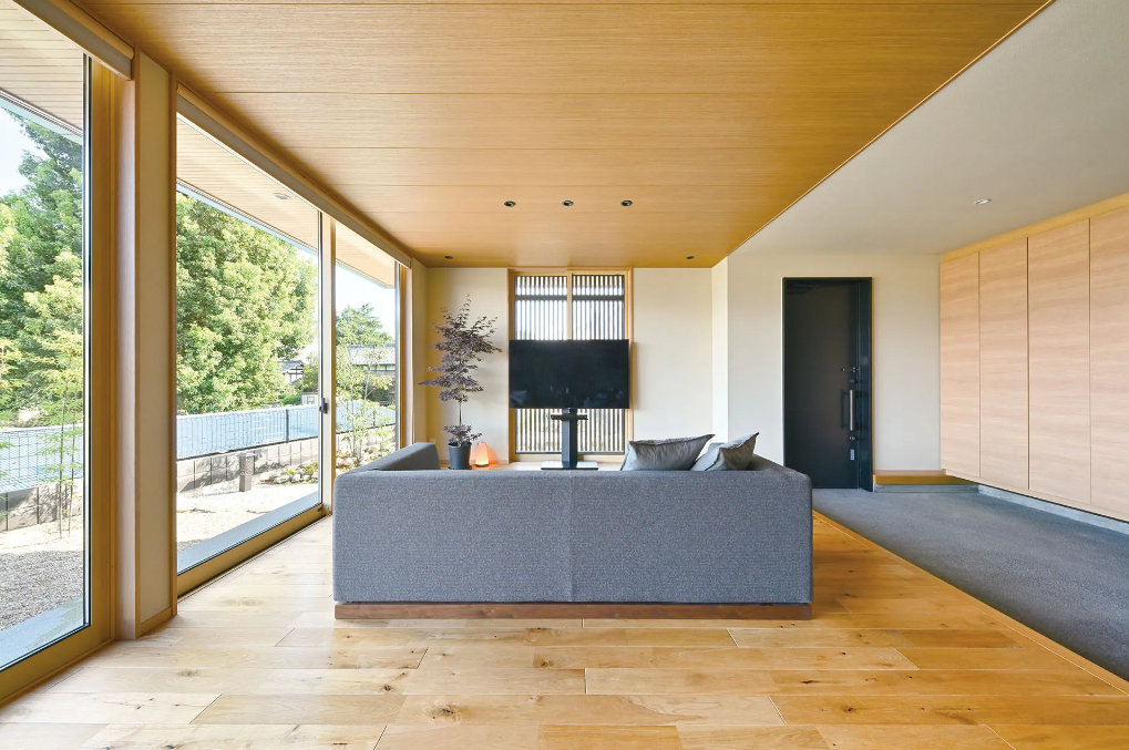 玄関とリビングを仕切りなしにする間取り｜メリット・デメリットまとめ - チューモンズー